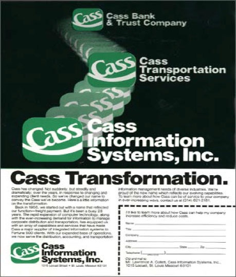 History | Cass Information Systems
